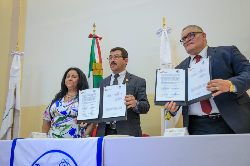 Preside rector Dámaso Anaya firma de convenio UAT y TRIELTAM – VIDA DIARIA